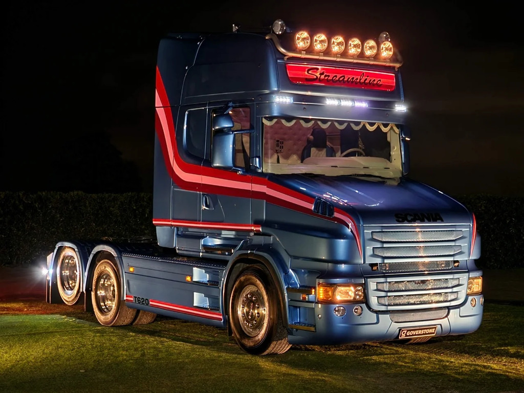 Scania T620 V8 Topline 6x2 - Torpedo Show truck - Custom in- and ...